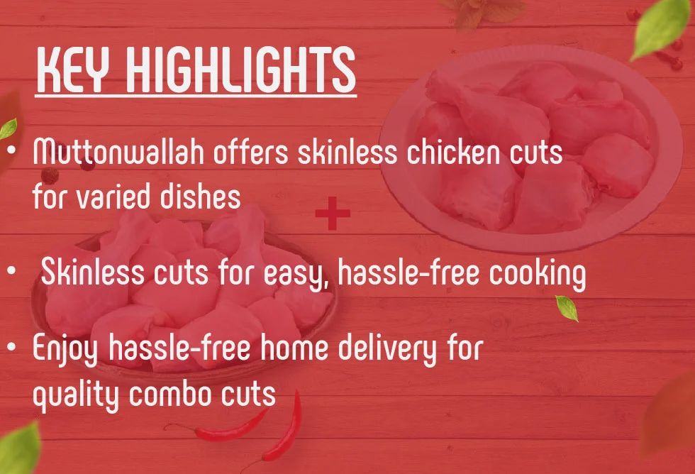 Home Combo Chicken Curry Cut(skinless) & Chicken Biryani Cut(skinless)